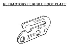 Refractory Ferrule Foot Plate - Metal Stud Welding Accessories